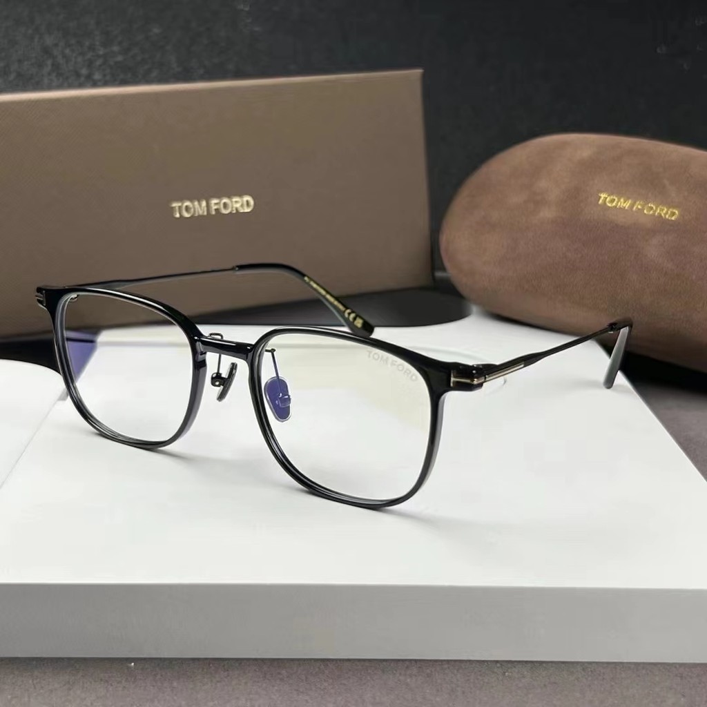 แบรนด์ยุโรป TOM FORD กรอบแว่นตา TOM FORD TF5923-KB 53-18-45 ประณีตแฟชั่นคุณภาพสูง Ultra-Light ...