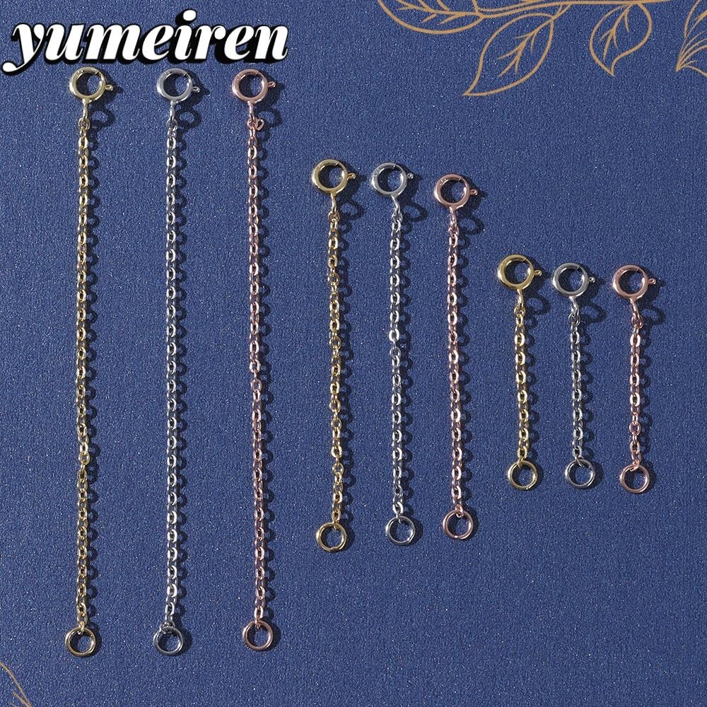 Yumeiren Extender Safety Chain Extender สแตนเลส Extender Chain Gold ...