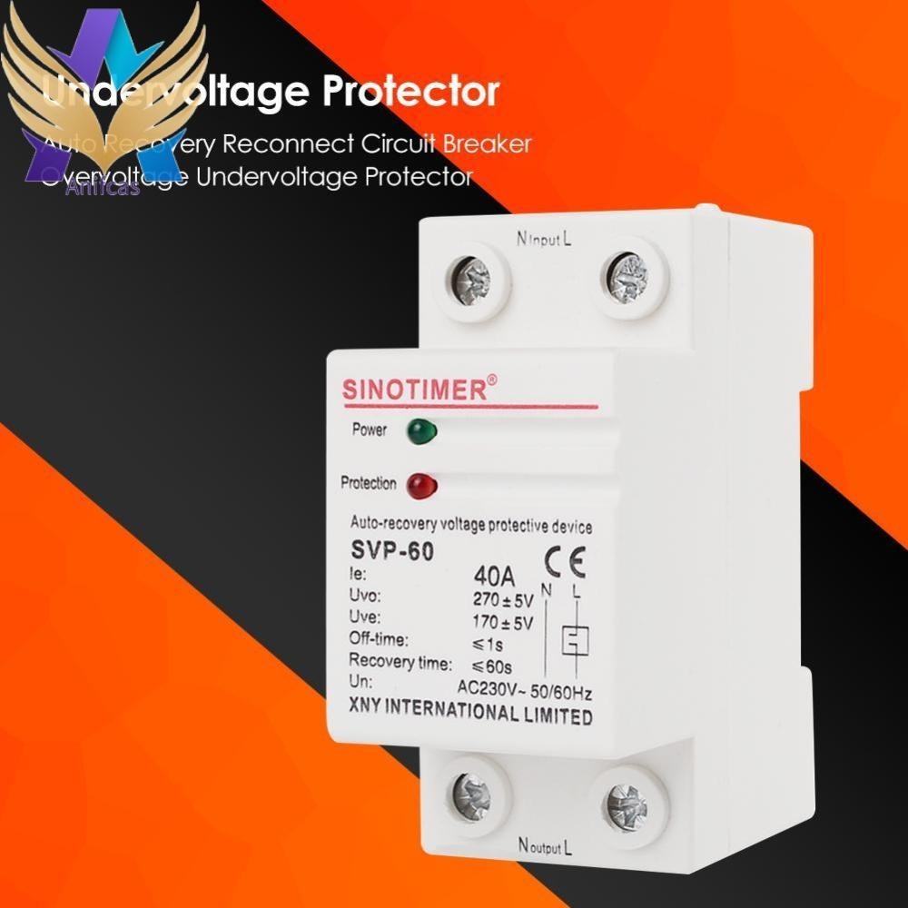 Auto Recovery Recontection Circuit Breaker Over Voltage Protector ...