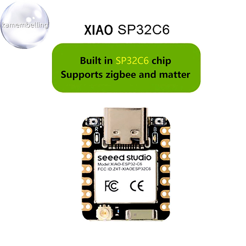 Komembelling ESP32 ดูสตูดิโอ XIAO ESP32C6 WIFI 6 + ใช้งานร่วมกับ Ble 5 สนับสนุน Zigbee Matter ...