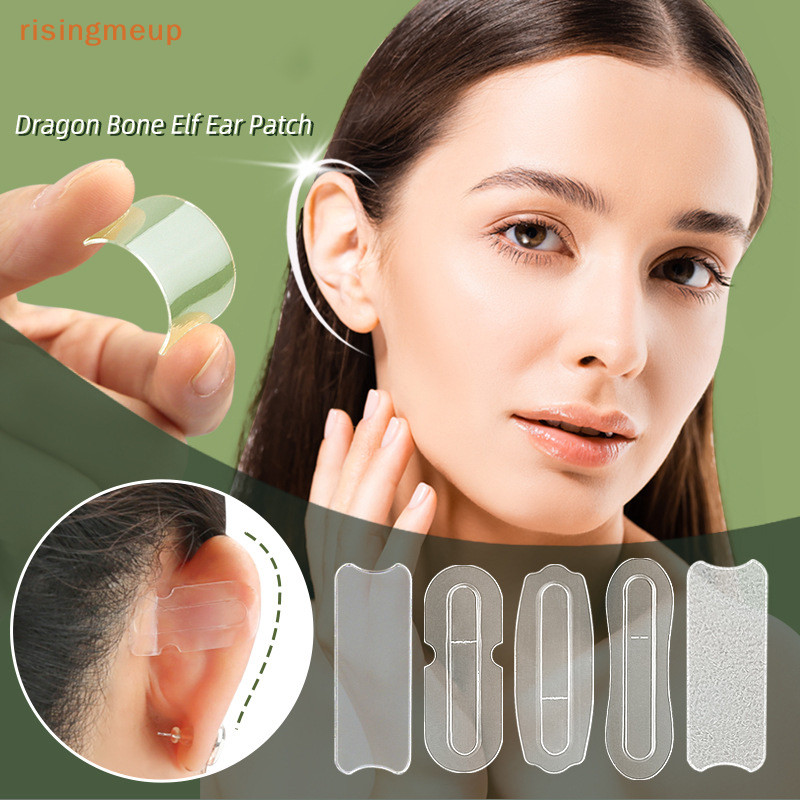 [risingmeup] 4/6 ชิ้น Elf Ear Sticker Stereotype Correction Ear ...