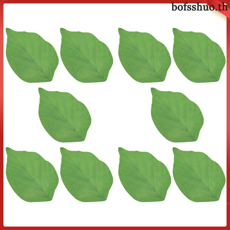 ข้อความ 10 ชิ้น Green Self-Stick Notes Mini สติกเกอร์แผ่น Creative Leaf ...
