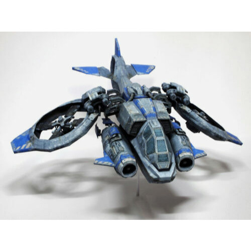 StarCraft 2 Terran Human Atttack Vessel Planetary Craft Banshee Paper ...