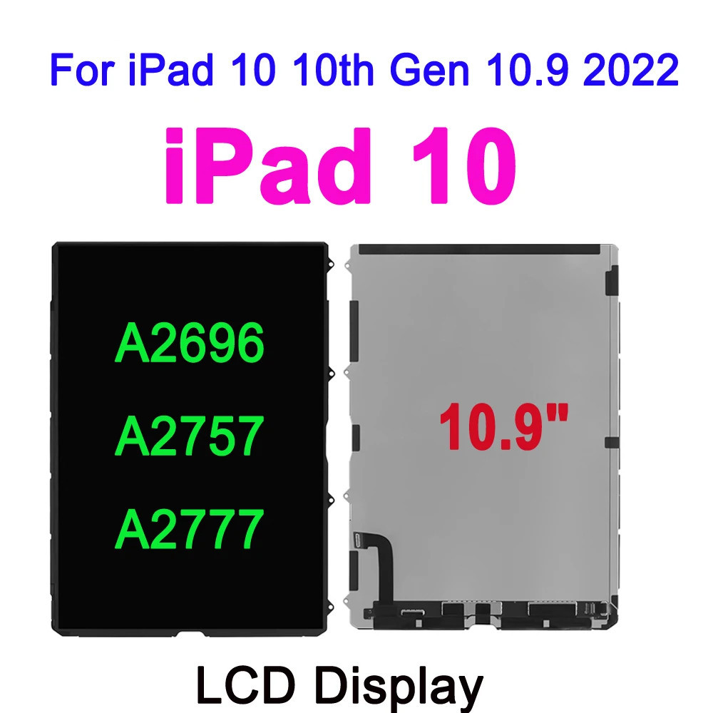 หน้าจอ LCD สําหรับ IPad 10 10.9 2022 A2696 A2757 A2777 10th Gen จอแสดง ...