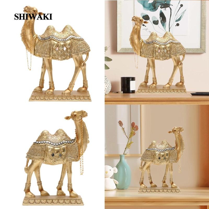 [Shiwaki] รูปปั้นอูฐ Adornment Ideal ของขวัญของสะสม Centerpiece ตุ๊กตา ...