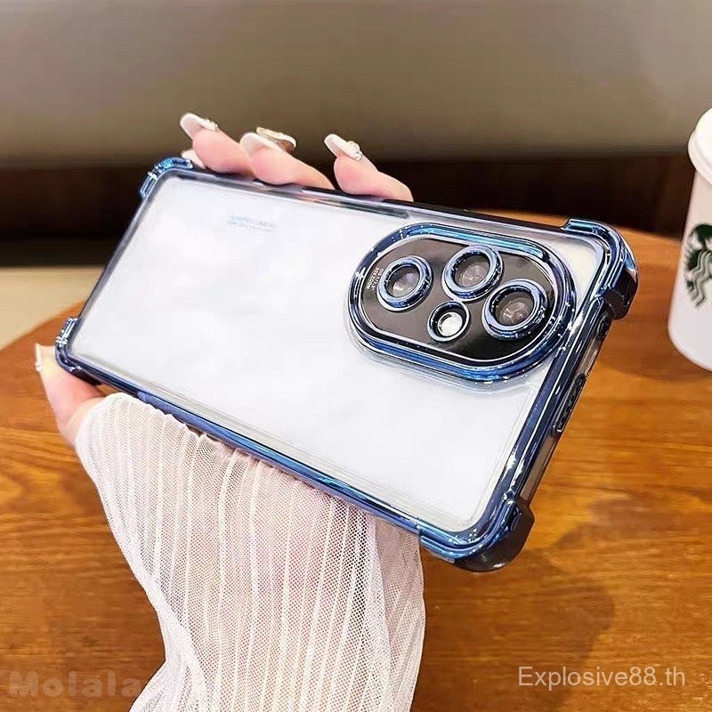 ปลอกใสสำหรับ Honor 200 Pro Honor 90 70 50 Huawei nova 9/nova9 SE สี่มุมถุงลมนิรภัยกันกระแทกด้วย ...