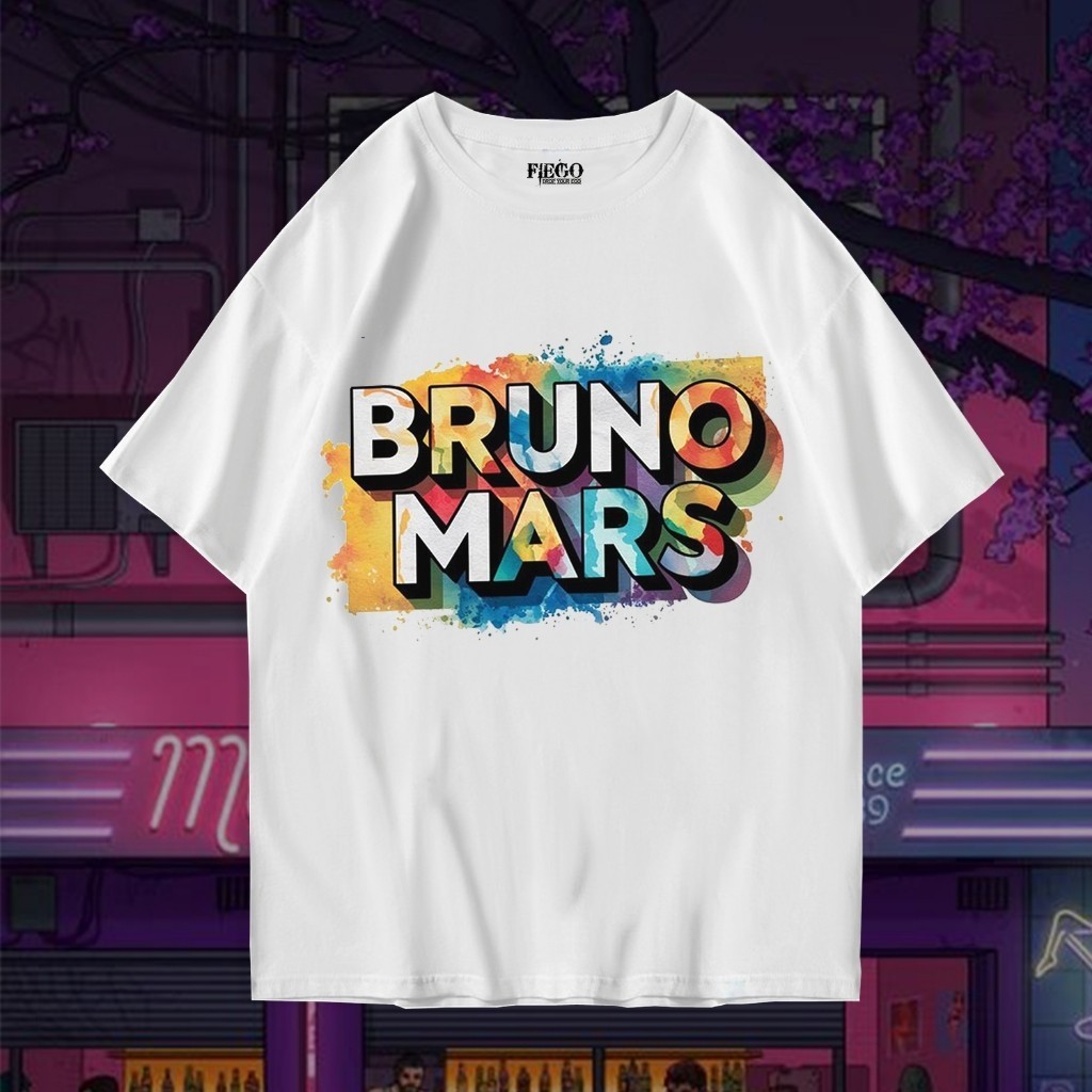 เสื้อ Fiego "BRUNO MARS 23" | เสื้อยืดสีขาวพรีเมี่ยม | เสื้อยืดสีขาวดูด ...