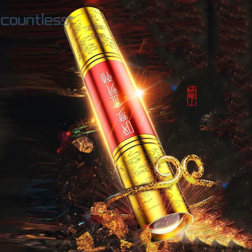 Led Ruyi Golden Cudgel ไฟฉาย USB ชาร์จโคมไฟตั้งแคมป์ฉุกเฉิน 3 เกียร์ไฟฉายมือถือแบบพกพาสําหรับ ...