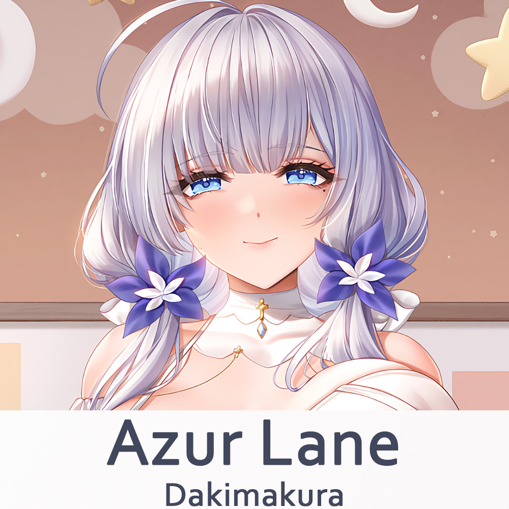 Azur Lane Illustrious Dakimakura 2WAY Hing Body Case อะนิเมะหมอนปลอก ...