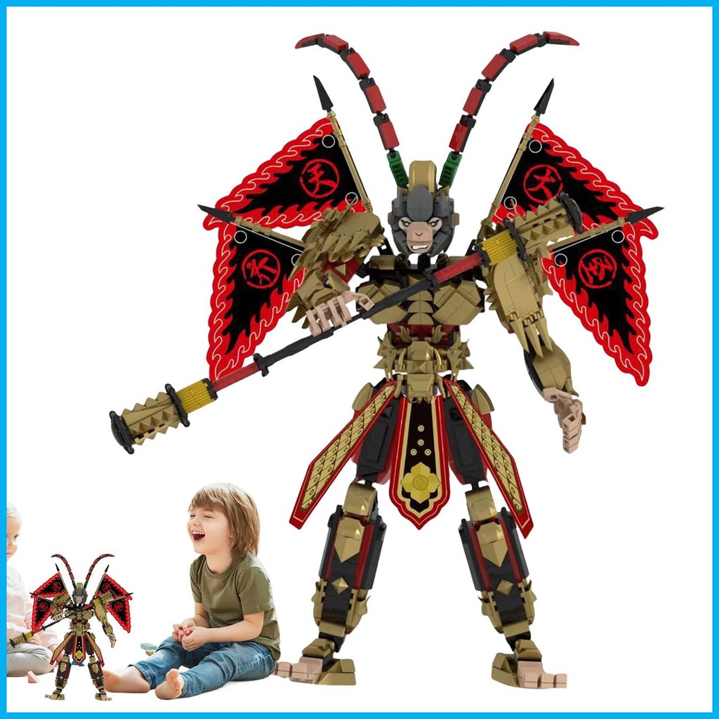 King Of Monkey Building Blocks ชุดตํานานรูปประกอบเกม Action Figure ...