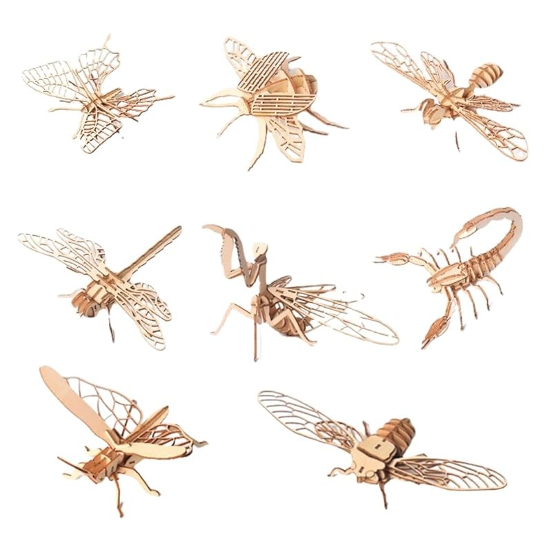 《JAPAN》★3D Wooden Insect Puzzle Set | Shopee Thailand