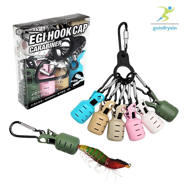 [DI] ปลาหมึกจิ๊กเหยื่อป้องกันชุด 6 ชิ้น Webfoot Octopus Egi Hooks Cover ...