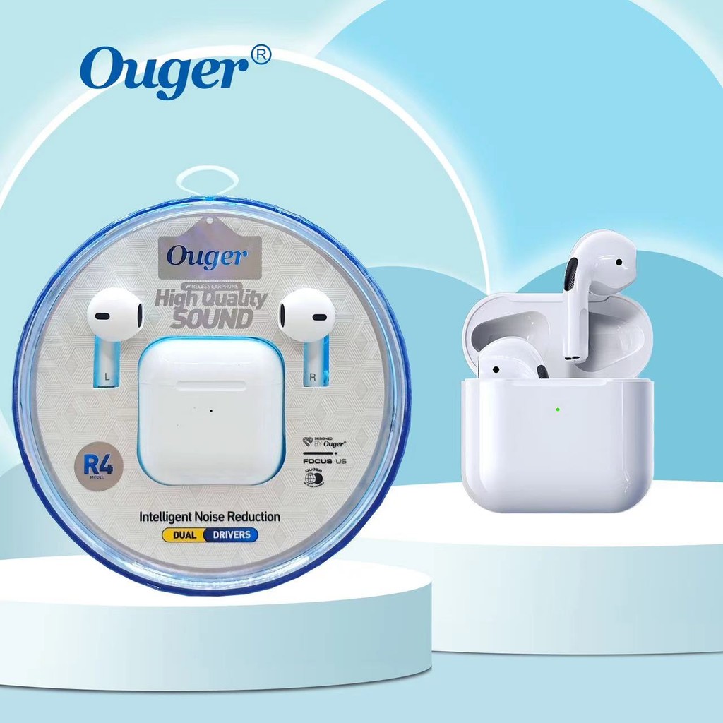 Ouger หูฟังไร้สาย เสียงดี ไมค์ชัด ตัดเสียงรบกวน แสตนด์บายนาน ดีเลย์ต่ำ ...