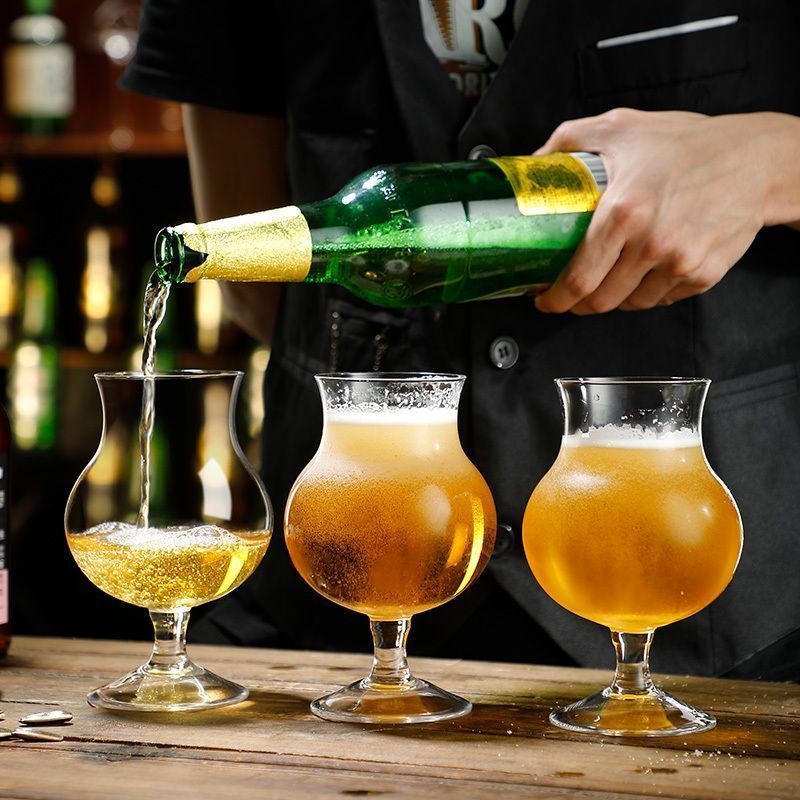 ทิวลิป Influencer Craft Brewed ข้าวสาลีแก้วเบียร์บาร์เฉพาะแก้วไวน์แก้ว ...