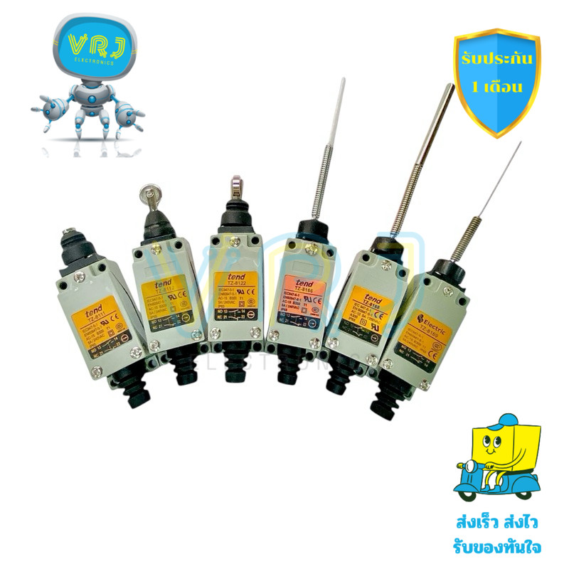 ลิมิตสวิตช์ Limit Switch รุ่น TZ-8104 ถึง TZ-8169 5A 250VAC ใช้งานได้ในระบบควบคุมเครื่องจักรและ ...