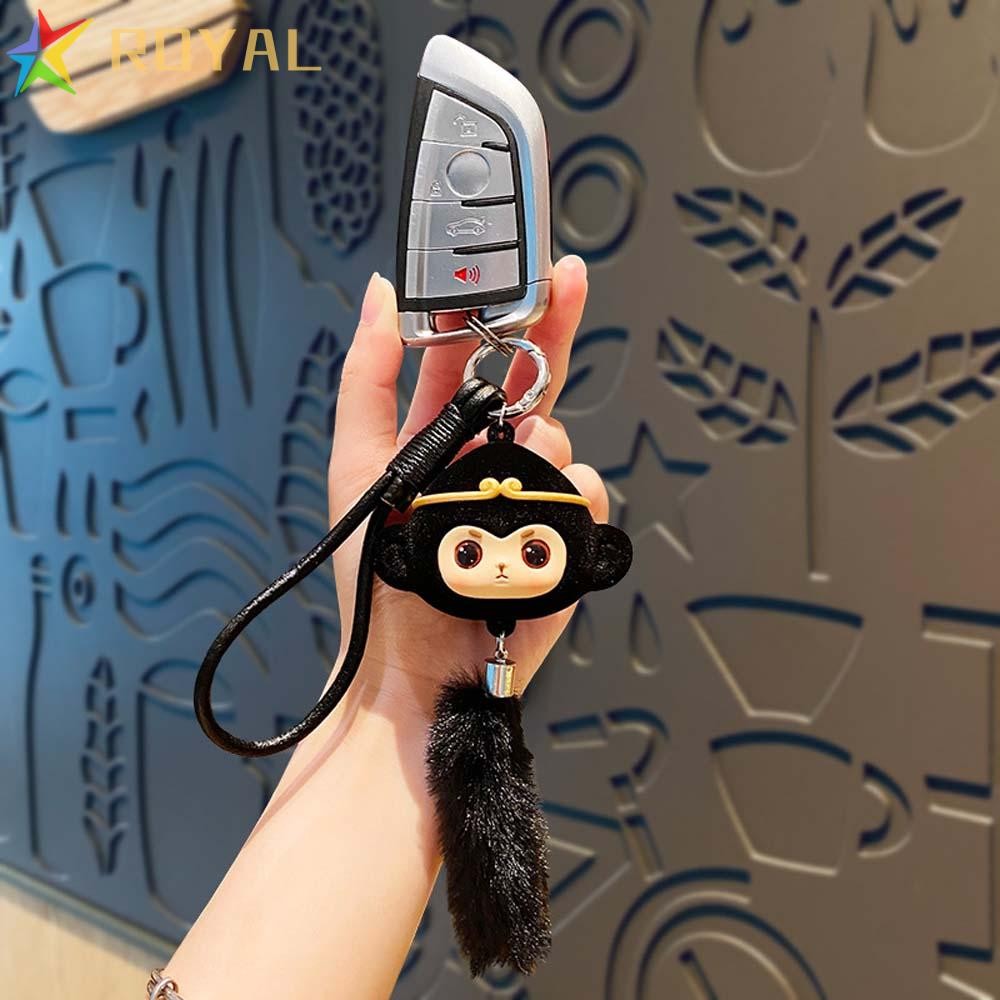 ROYAL Black Myth Wukong พวงกุญแจ, 3A เกม Monkey King Monkey Fluffy พวง ...
