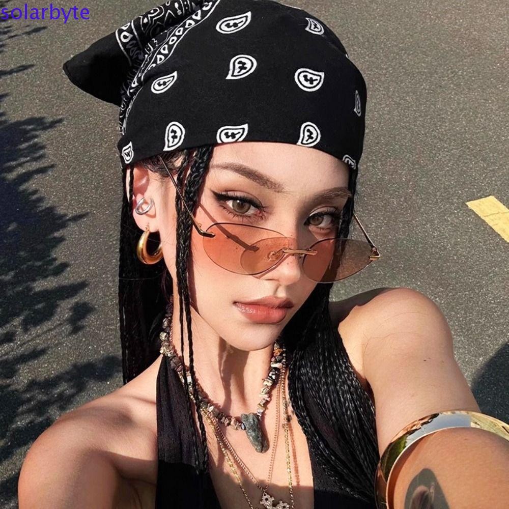 SOLARBYTE ผ้าโพกศีรษะลายพิมพ์ Y2K สไตล์ Elegant Star เหมาะสำหรับทุกกิจกรรม | Shopee Thailand