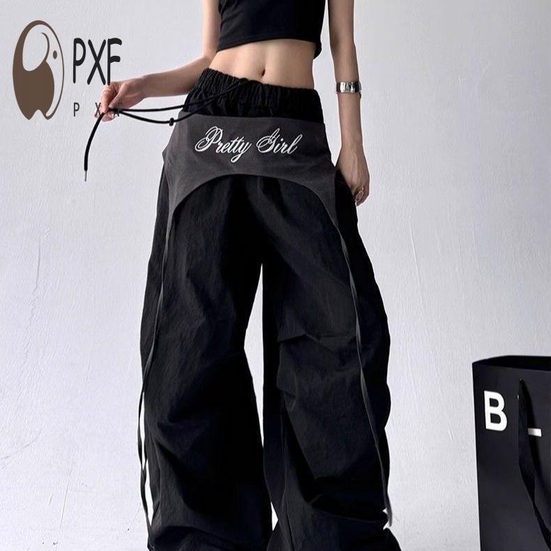 Stacked Laced-Up Machete Pants - American Street Style Summer | Shopee Thailand