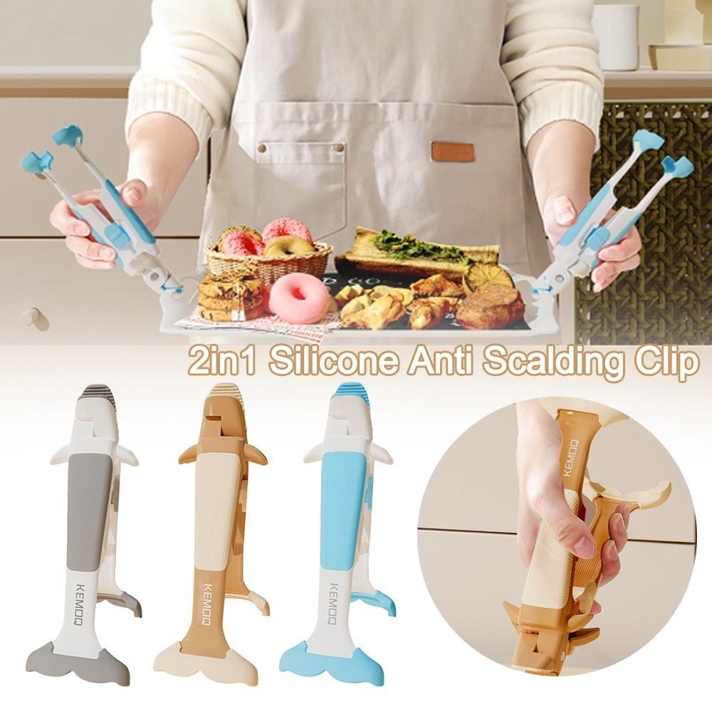 Anti Scalding ชามผู้ถือคลิป Anti Scalding จาน Gripper ลื่นฉนวนกันความ ...