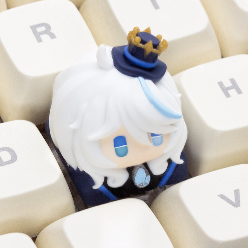 Genshin Furina ที่ไม่ซ้ํากัน Keycap แป้นพิมพ์เครื่องกล Keycap มูลค่าสูง ...