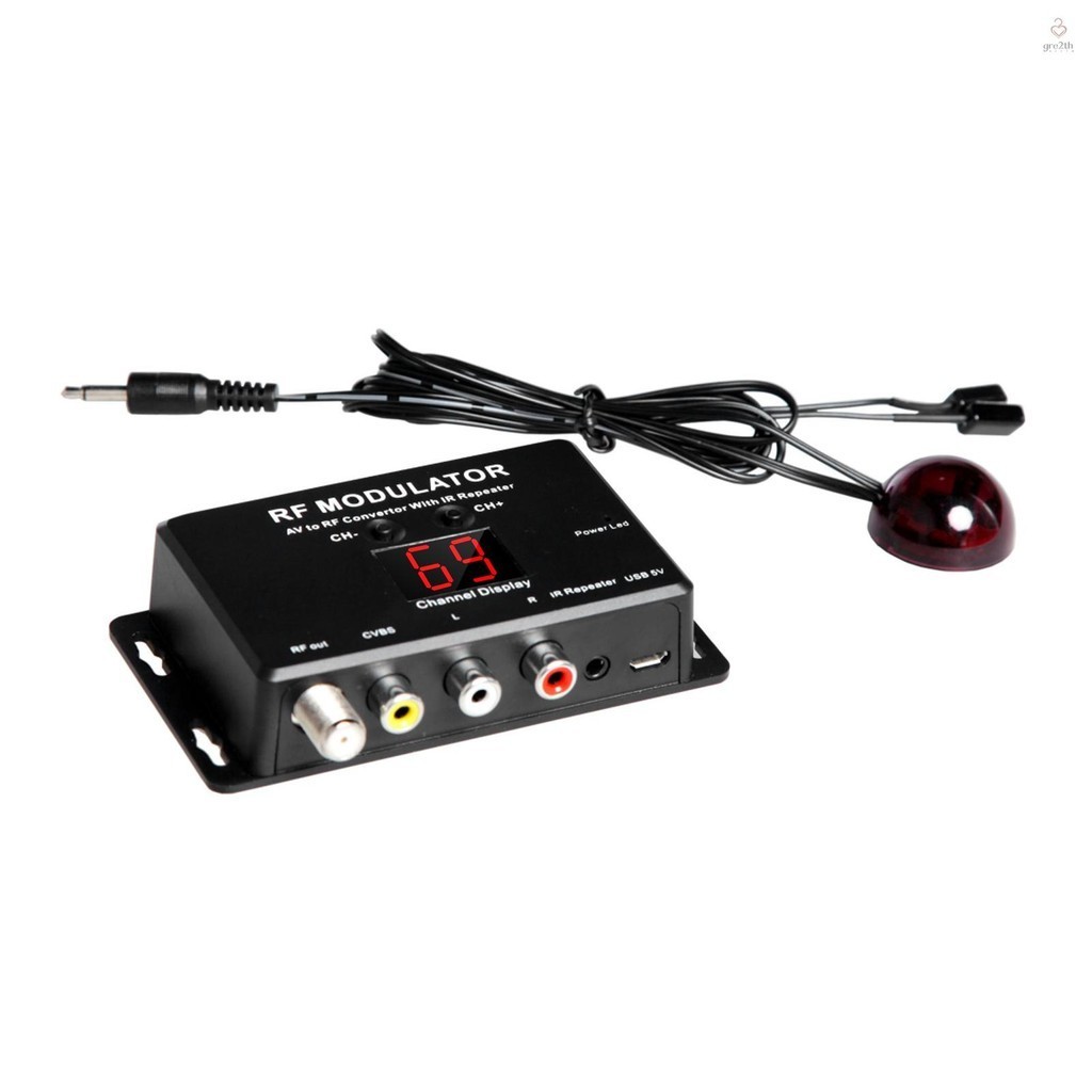 M60ir RF Modulator พร้อมตัวแปลง IR Repeater AV เป็น RF พร้อมทวนสัญญาณ ...
