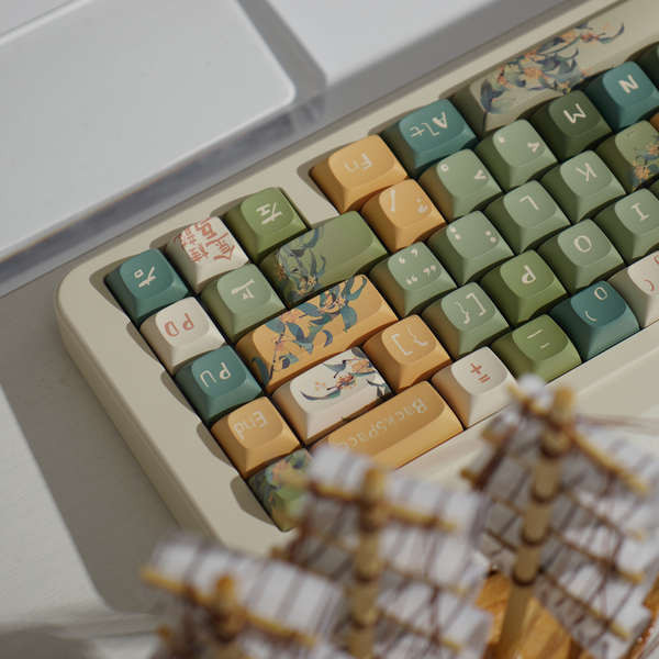 keycap ไทย keycaps keycap valorant URE สไตล์โบราณดั้งเดิม Jingui Oolong ...