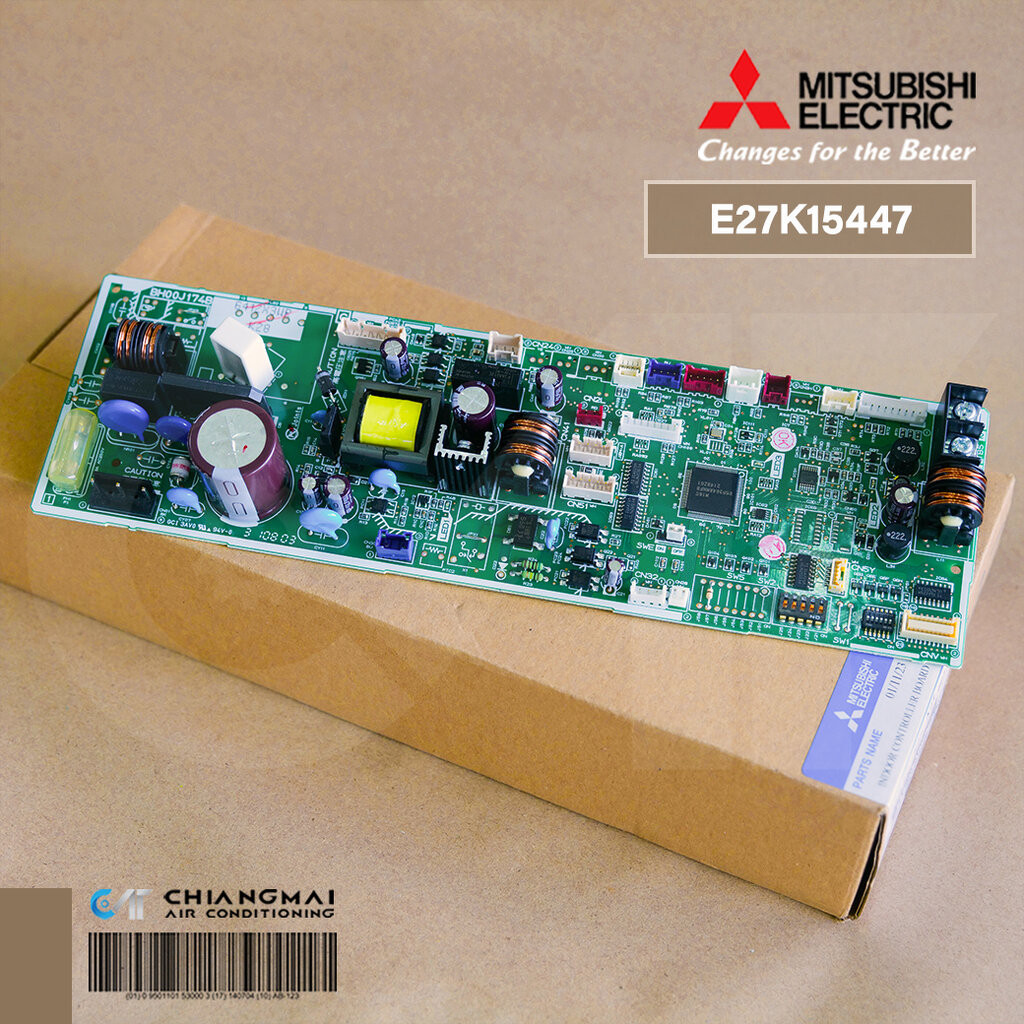 E27K15447 แผงบอร์ดแอร์ Mitsubishi Electric แผงวงจรแอร์ มิตซูบิชิ (คอยล์ ...