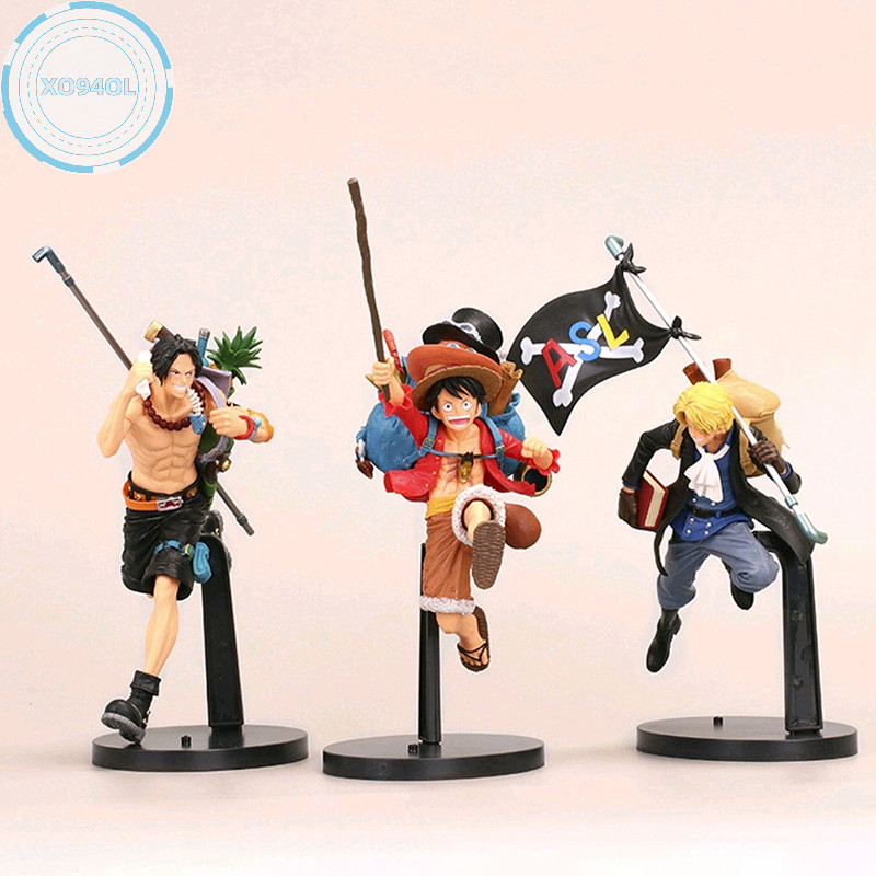 Xo94ol One Piece อะนิเมะรูปวิ่ง PVC Action ตุ๊กตาสะสมของเล่น TH ...