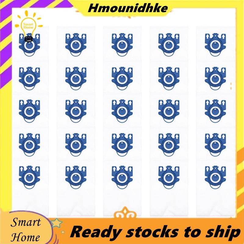 [Hmou]การเปลี่ยนถุงเก็บฝุ่น 25 ชิ้นสําหรับ Miele S2, S5, S8, คลาสสิก C1 ...