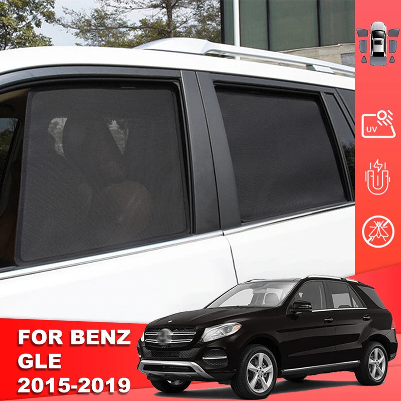 ผ้าม่านรถยนต์บังแดดสําหรับ Mercedes Benz GLE W166 SUV 2012-2019 บังแดด ...