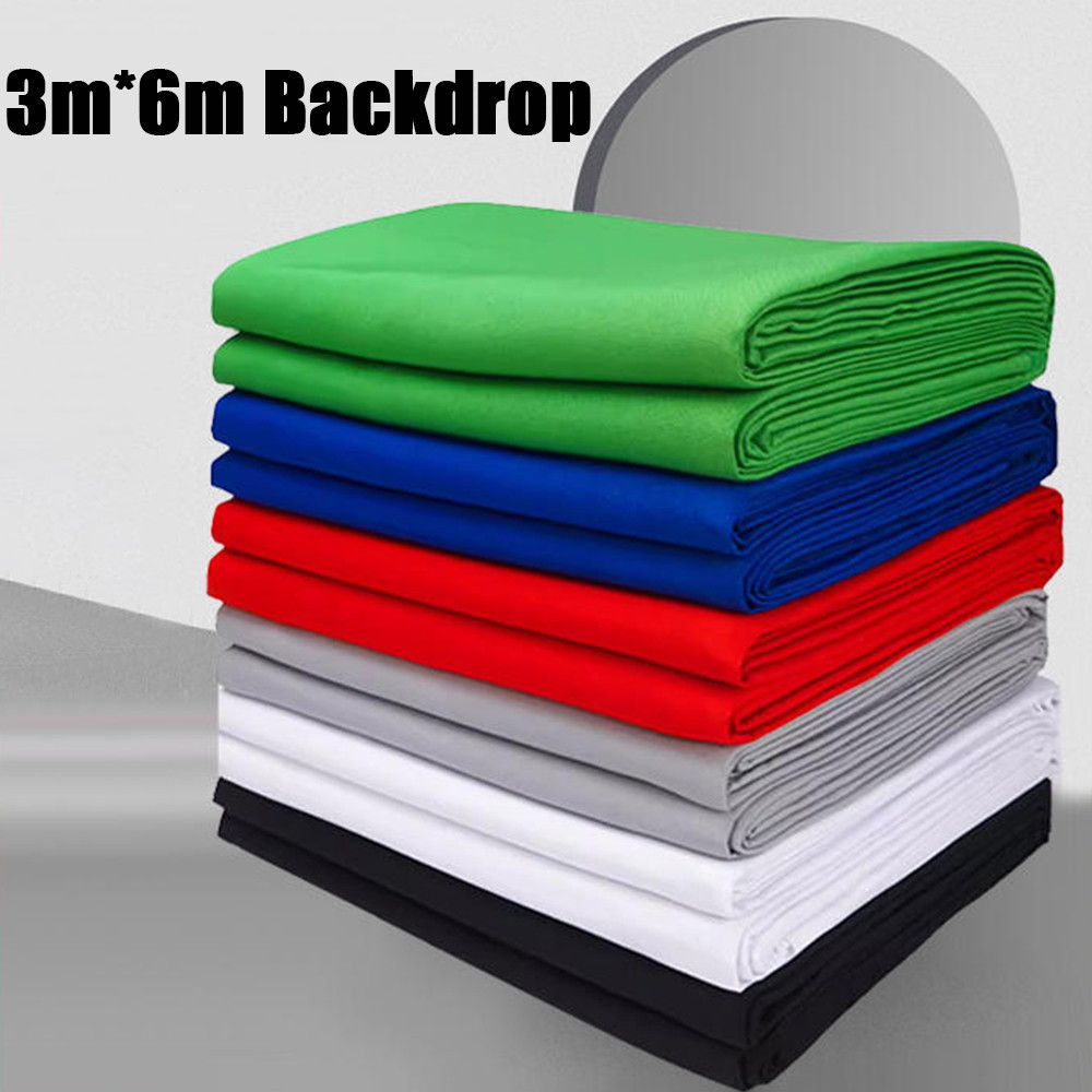 Photo Studio ฉากเขียว 3x6m Green Screen Polyester Cotton Cloth ...