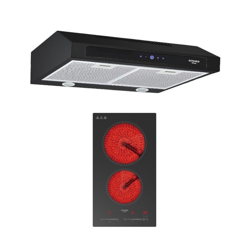 KITCHEN STUDIO ชุดครัว เครื่องดูดควัน KSHD-60SD-19A-BK และ เตาไฟฟ้า ...