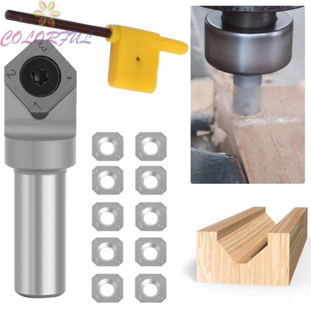 Router Bit Silver/Black +/- .003\" Tolerance 12mm Density Board ใหม่ ...