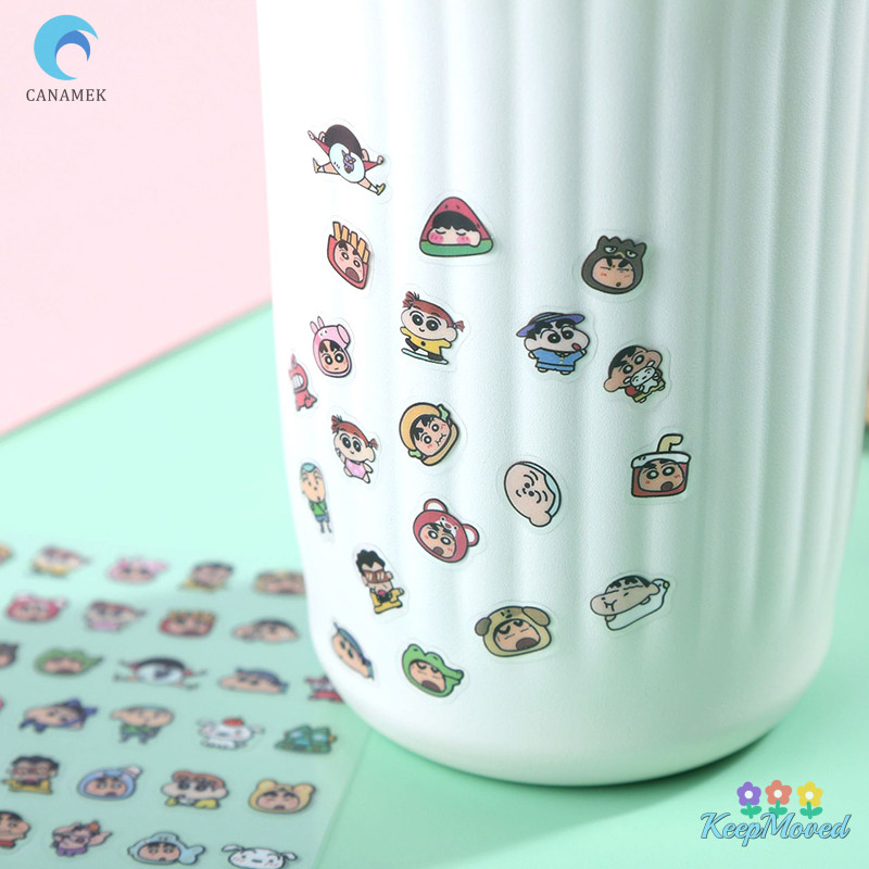 Keepmoving 3Sheepts 168 ชิ้น Crayon Shin-chan สติกเกอร์การ์ตูน Kawaii ...