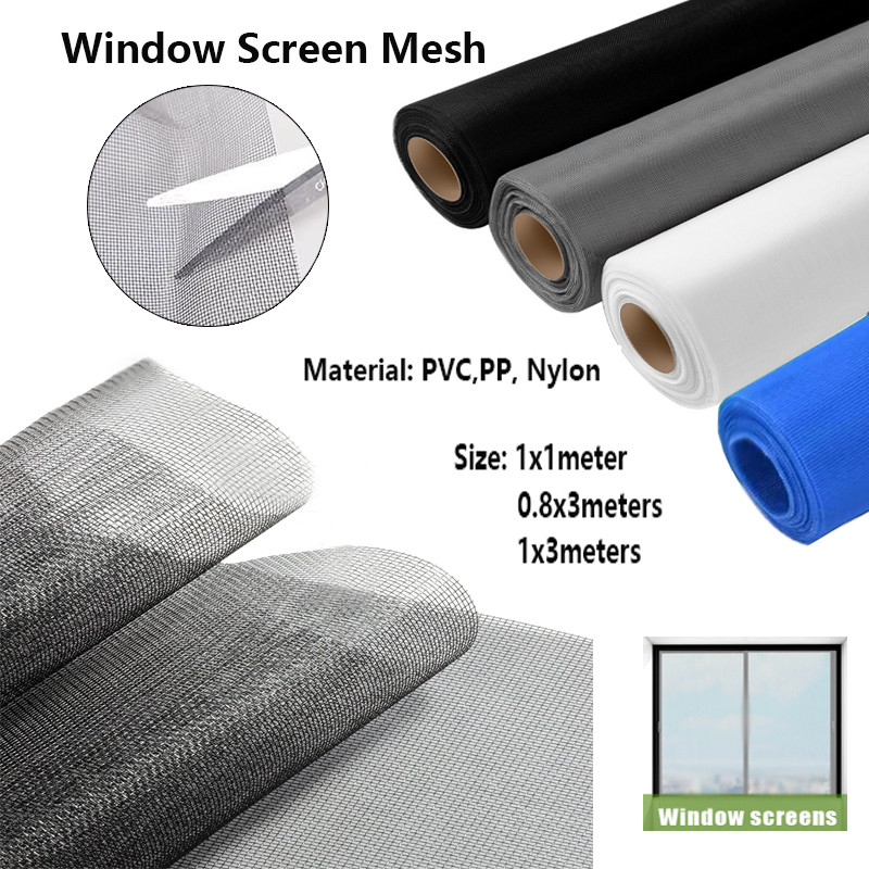 1pcs Gauze Mesh Window Screen Replacement - DIY Door & Window Gauze ...