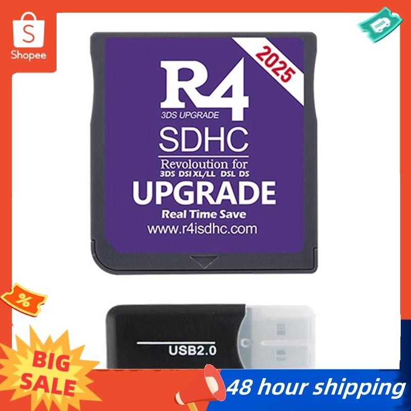 พร้อมสต็อก R4 SDHC Card Burning Card COM Card แฟลชการ์ด R4 การ์ดเกมอะแด ...