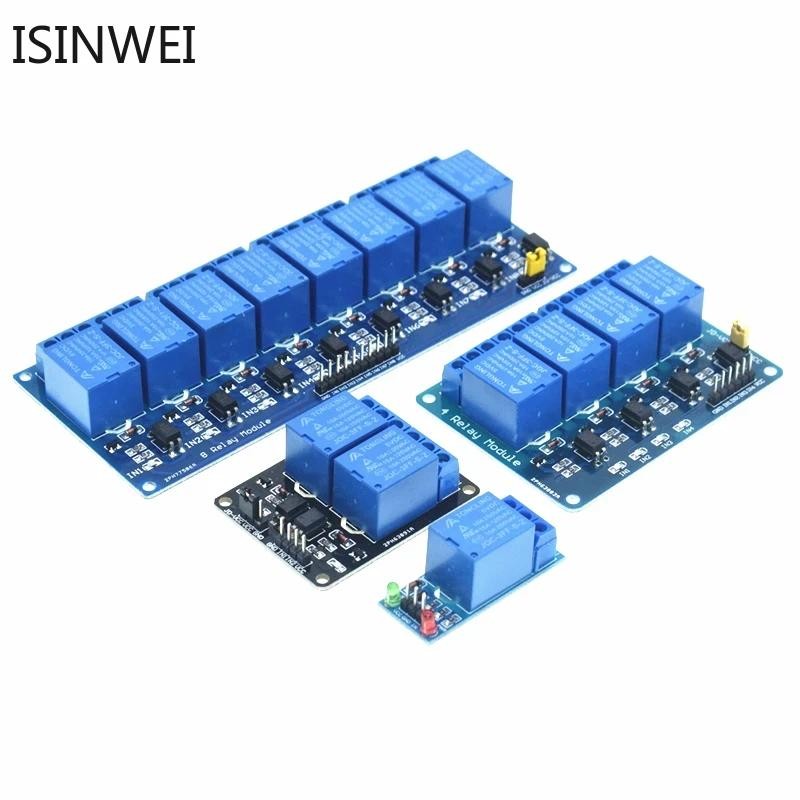 โมดูลรีเลย์ทริกเกอร์ระดับต่ํา 5v 12v 1 2 4 6 8 ทาง สําหรับ Arduino 1 2 ...