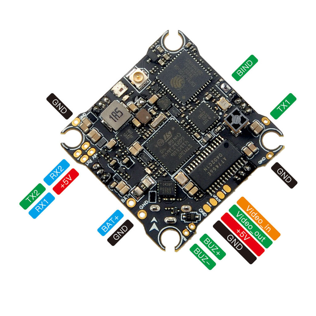 [AOI 3] Happymodel X12 Pro v1.1 1H60024 & X12 V2.1 1H70036 ELRS 5-IN-1 ELRS OPENVTX 1S-2S AIO ...