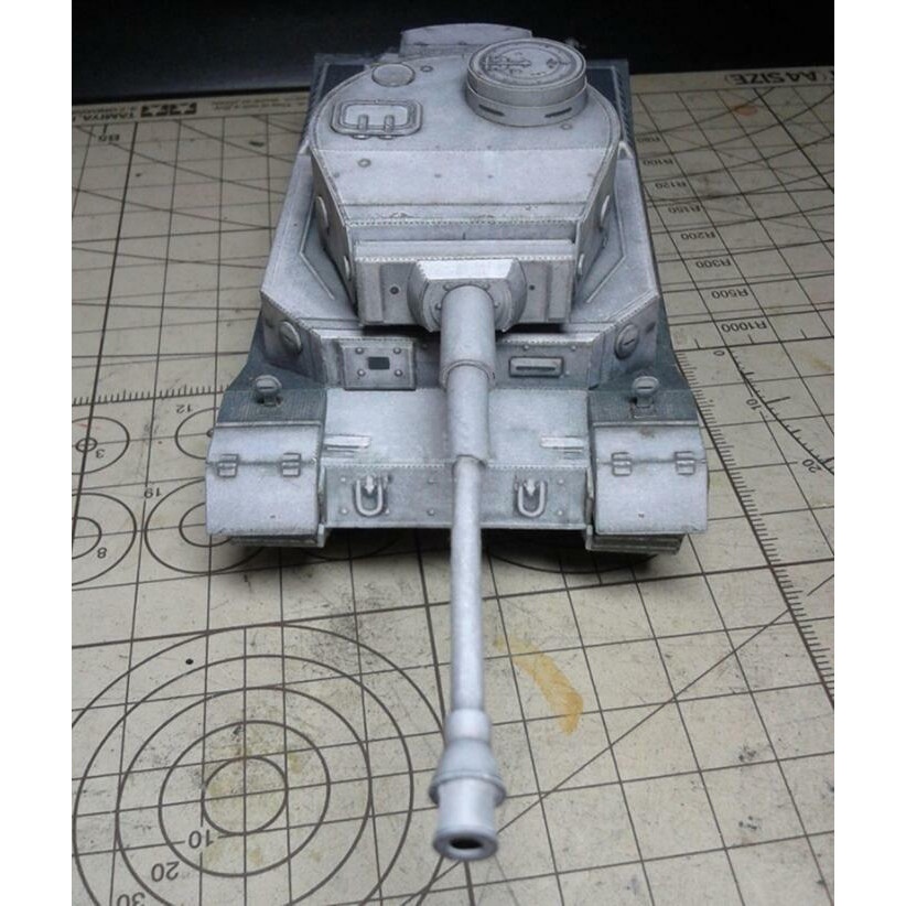 1:35 Scale WW2 German VK 4501 (P) Tiger Heavy Tank Paper Model Kit a ...