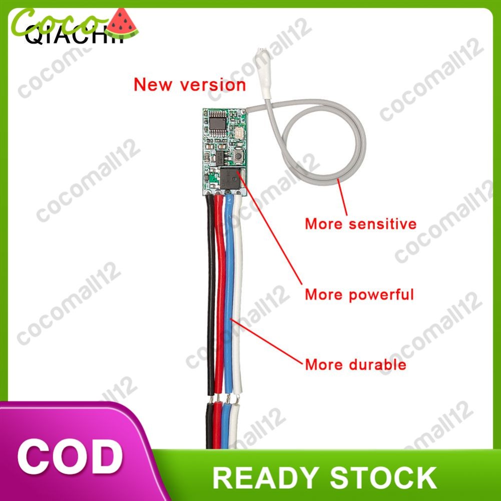 ไฟ LED Controller สวิทช์ไมโครโมดูล 433 Mhz RF รีเลย์ตัวรับสัญญาณโมดูล ...