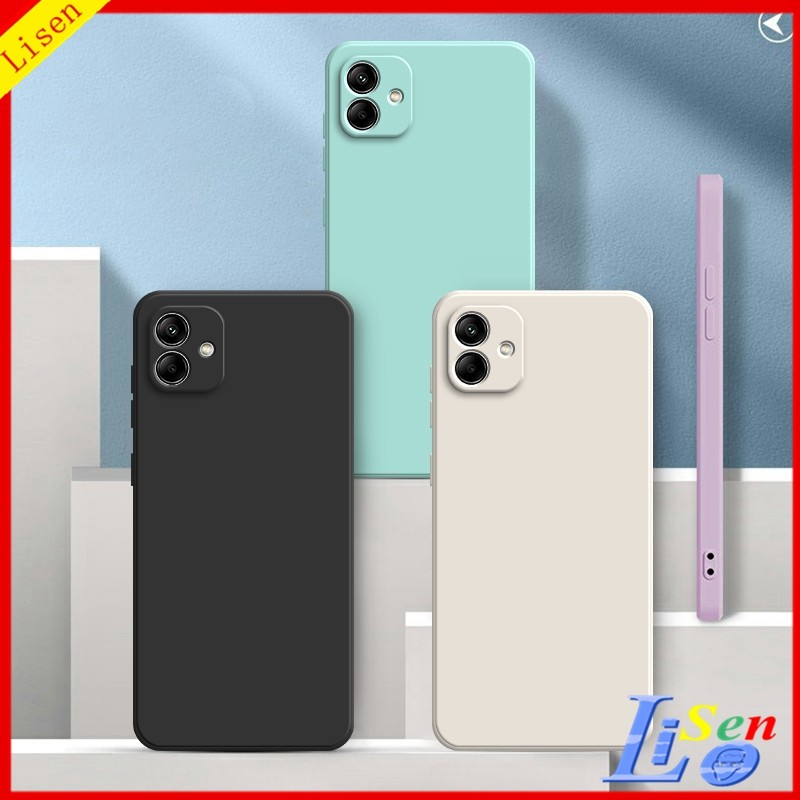เคส Samsung A06/A05/A04/A04E/A03/A03S/A02S เคสโทรศัพท์ซิลิโคนเหลวสีทึบ YT | Shopee Thailand