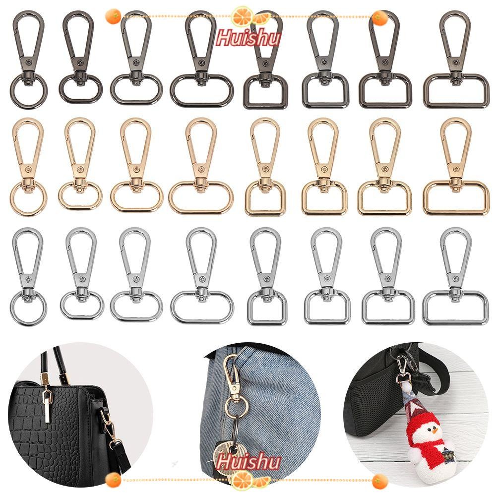 Hs 5 ชิ้นกระเป๋าสายคล้องคอเครื่องประดับทําโลหะ DIY KeyChain ปลอกคอ ...