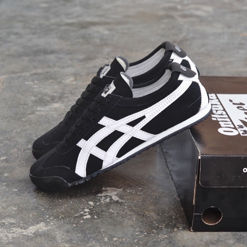 Hitam putih Onitsuka Tiger SERRANO Original Grade strawgxhk | Shopee ...