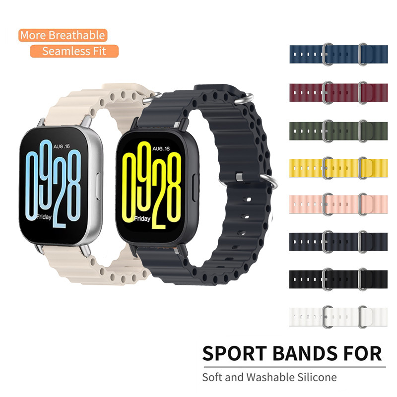 สายซิลิโคน Ocean Strap สําหรับ Redmi Watch 5 Active / Redmi Watch 5 ...