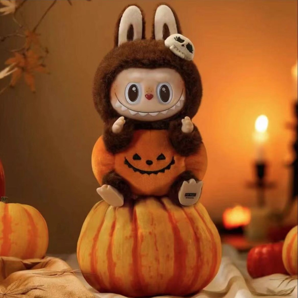Labubu Halloween Vinyl Pumpkin Monster Carnival LABUBU จี้ตุ๊กตาไวนิล ...