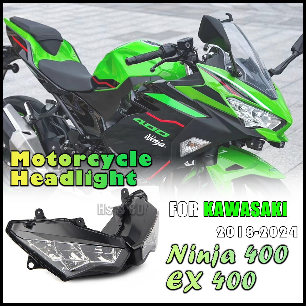 ไฟหน้ารถจักรยานยนต์สําหรับ Kawasaki Ninja 400 EX 400 Ninja400 EX400 ไฟ ...