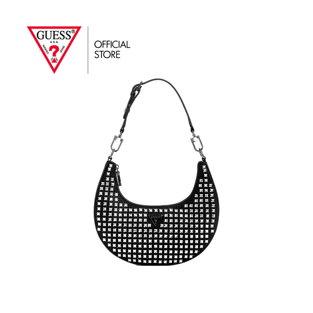 GUESS กระเป๋า รุ่น IM920501 LUA SMALL HOBO สีดำ | Shopee Thailand