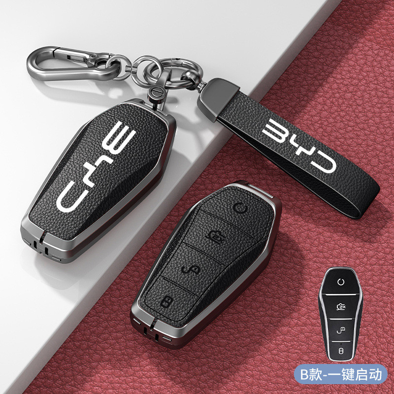สังกะสีอัลลอยด์ Remote Key Case ฝาครอบ Fob สําหรับ byd dolphin BYD ...
