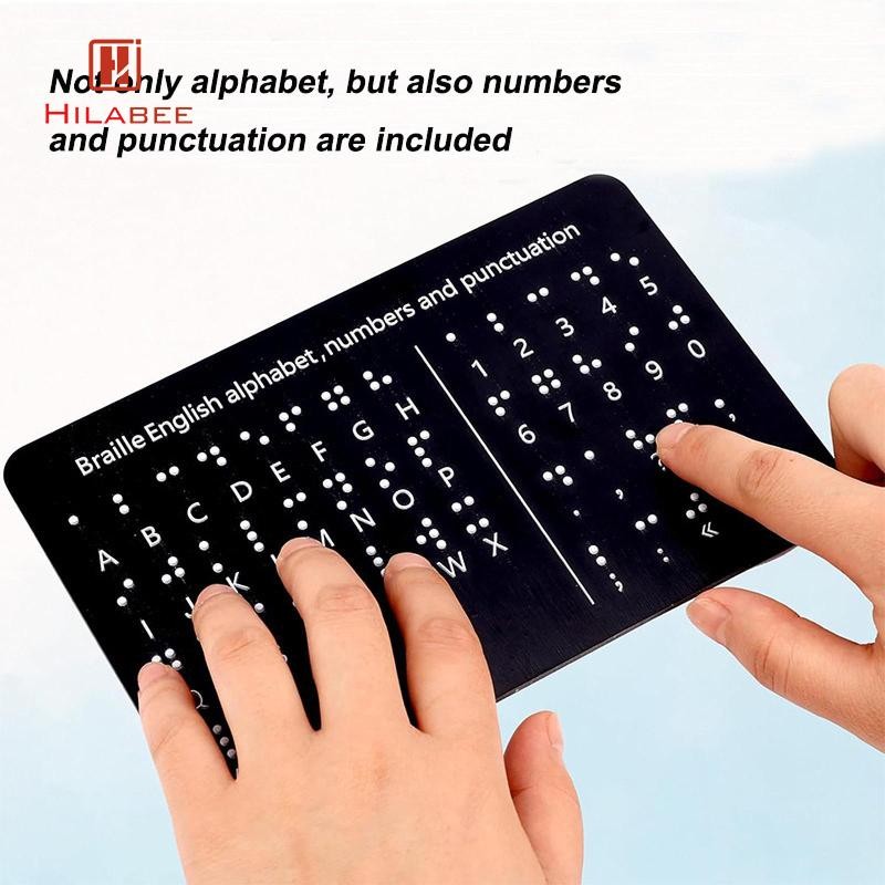 [hilabee] Braille Alphabet Board เครื่องมือเพื่อการศึกษา Tactile ...