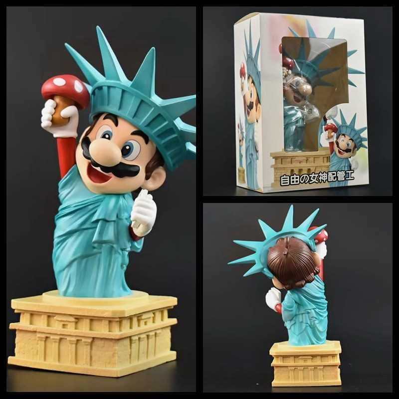 Super Mario COS COS รูปปั้นของ Liberty แชสซีตุ๊กตาตกแต่งโมเดลในประเทศ ...